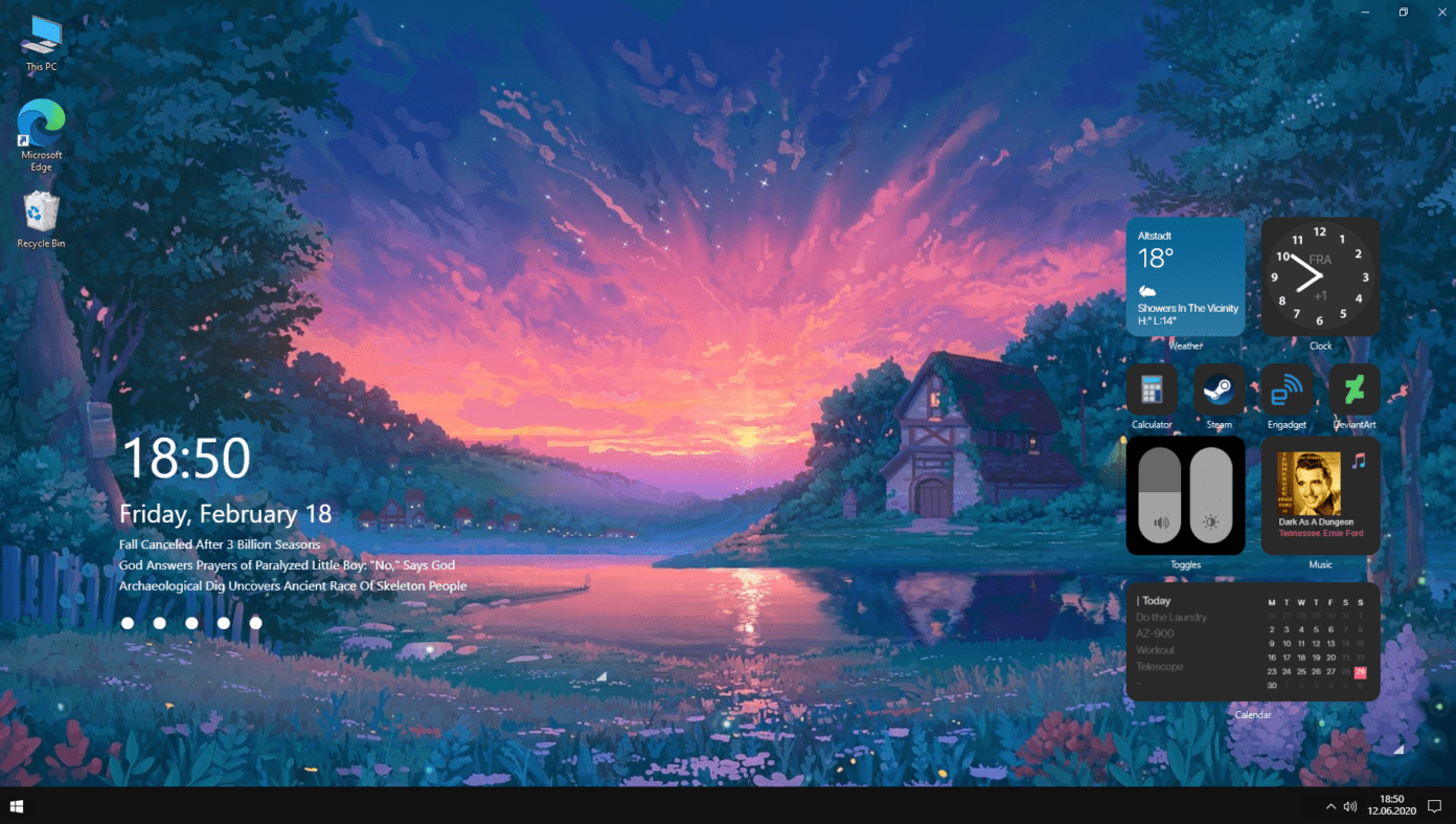 30 BEST Rainmeter Skins: RANKED (2022) - GadgetGang