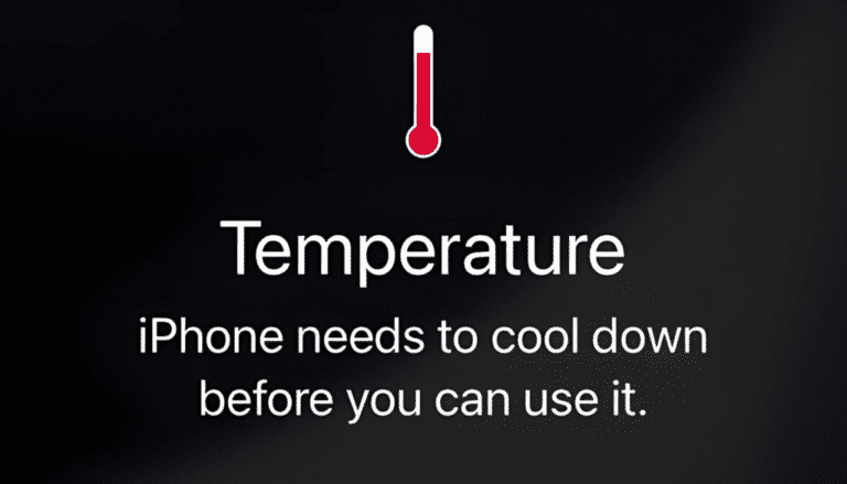 iPhone Stuck on Temperature Warning (Fixed) - GadgetGang