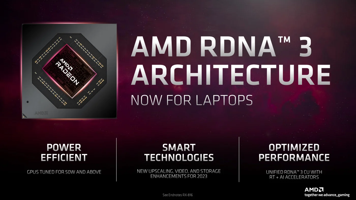 AMD Surprises by Unveiling its RDNA 3 Mobile GPU Lineup